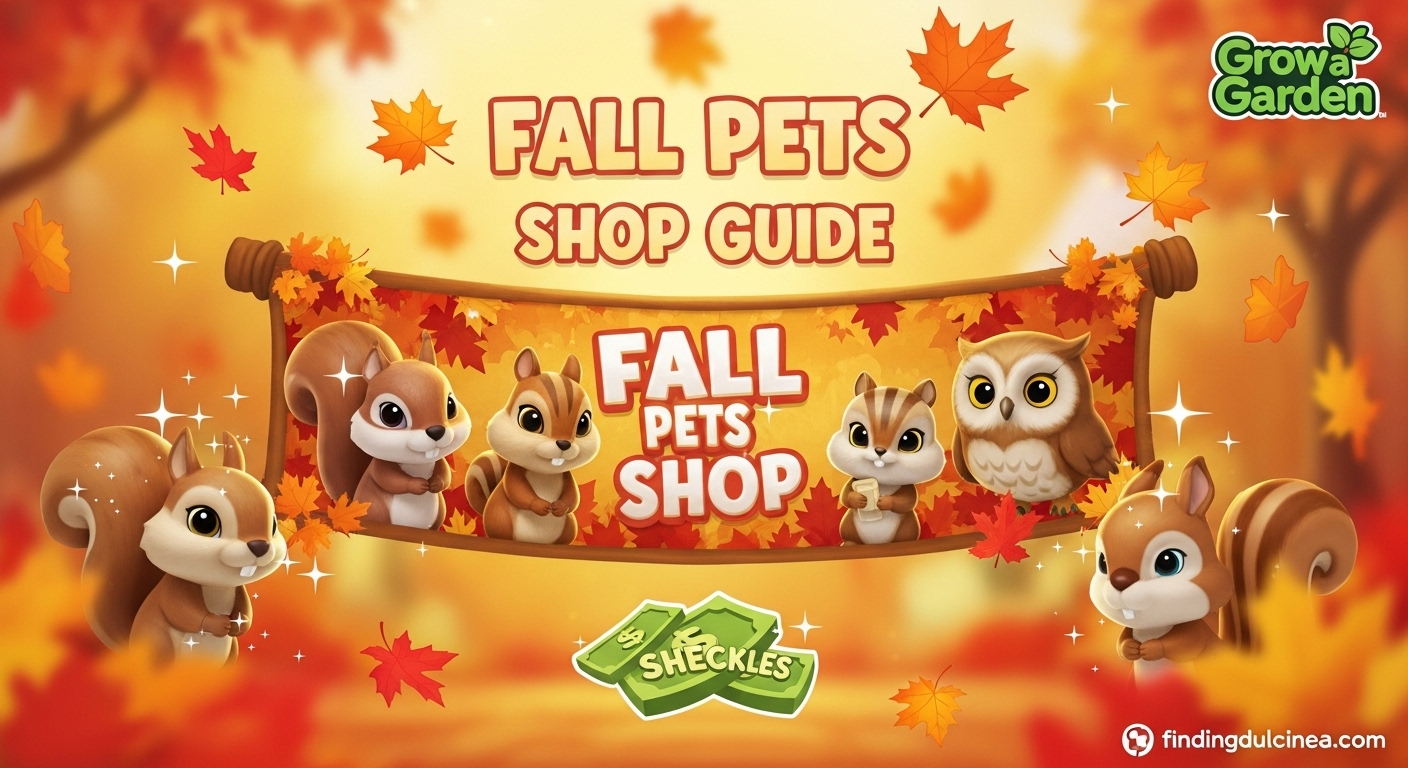 Grow a Garden Fall Pets Shop All Pet Stats & Prices December 2025