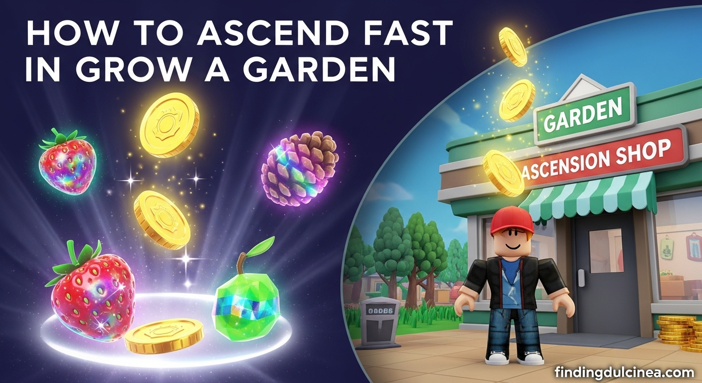 How to Ascend Fast in Grow a Garden? Garden Coins Guide