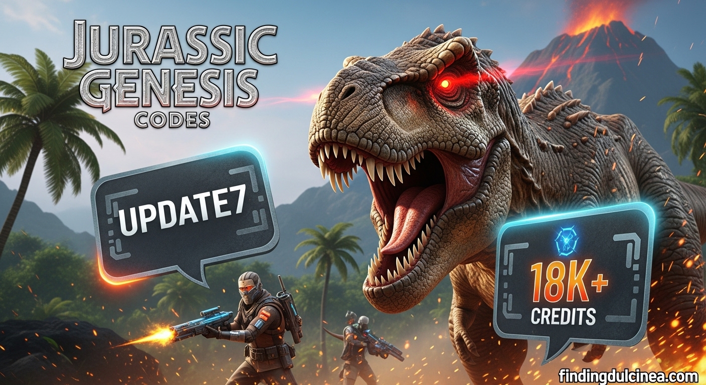 Jurassic Genesis Codes (December 2025) UPDATE7 Rex Remodel