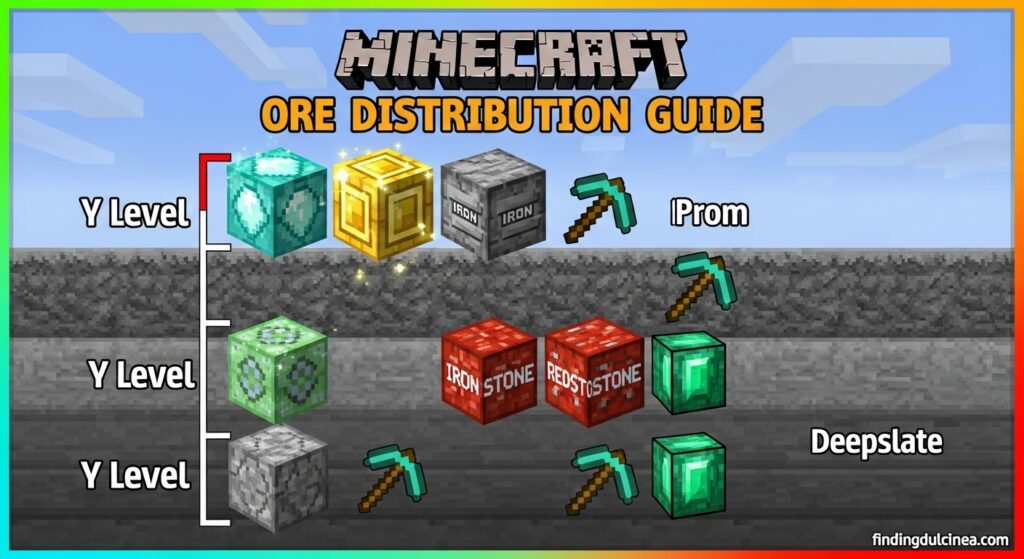 Minecraft Ore Distribution Guide (October 2025) Best Y-Levels