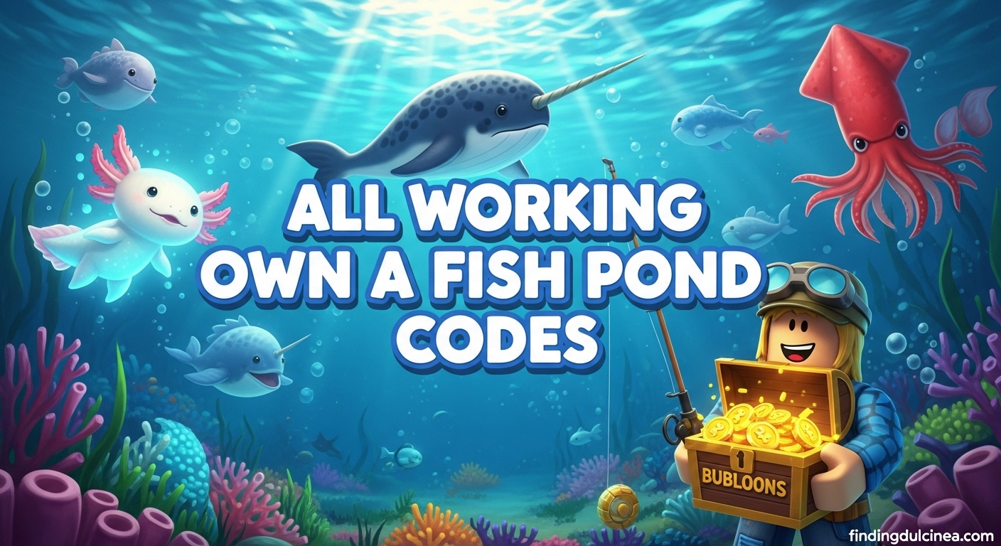 55+ Own a Fish Pond Codes (November 2025) | All Working