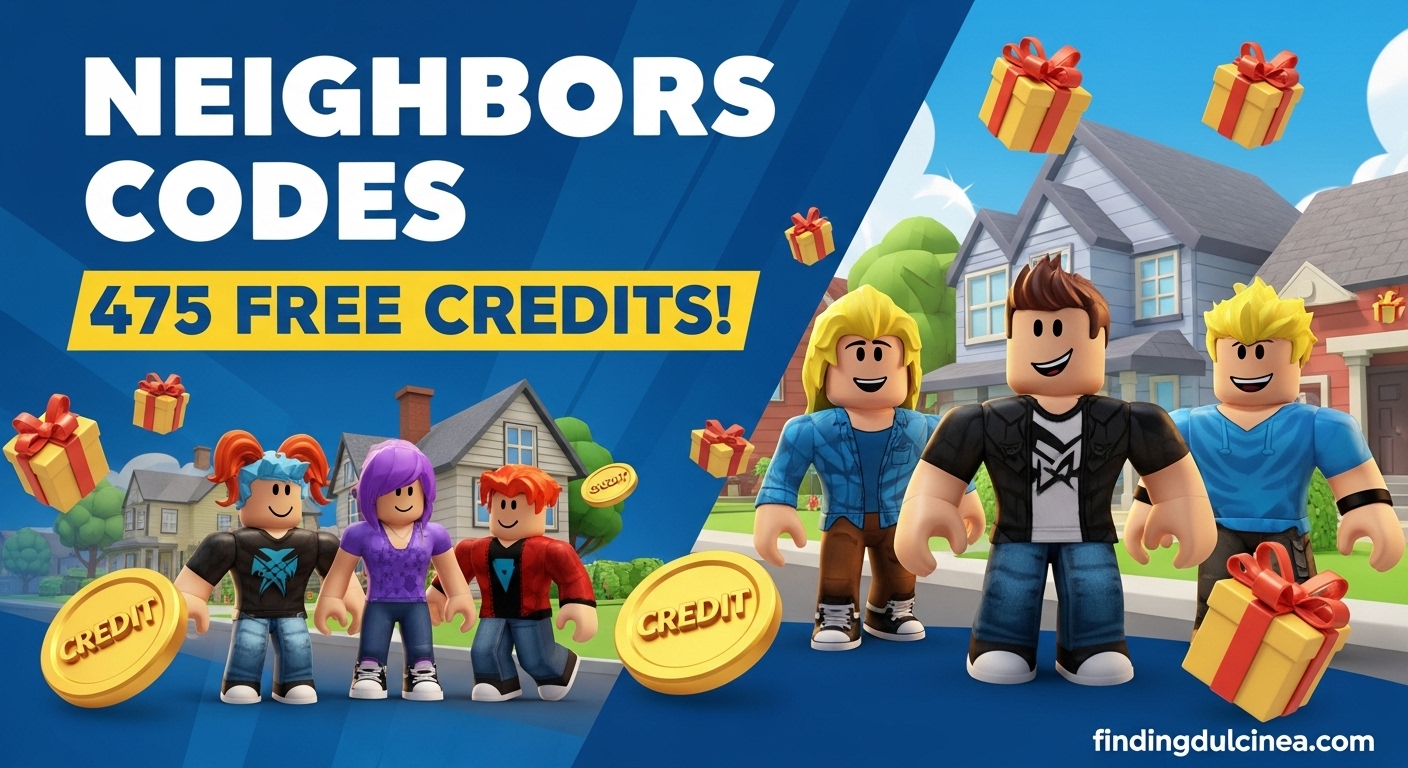 Roblox Neighbors Codes (December 2025) Get 475 Free Credits