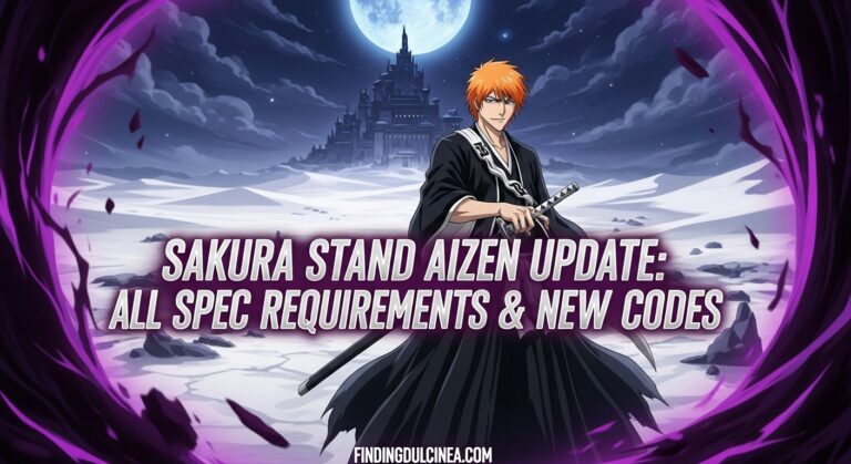 Sakura Stand Aizen Update (October 2025): New Spec & All Codes