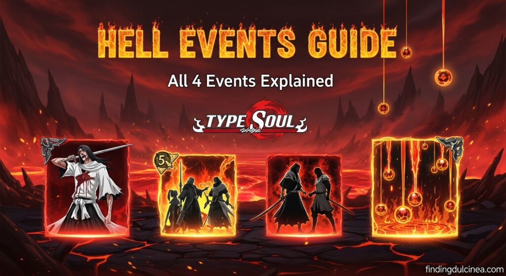 Type Soul Hell Events Guide (November 2025) All 4 Event Rewards