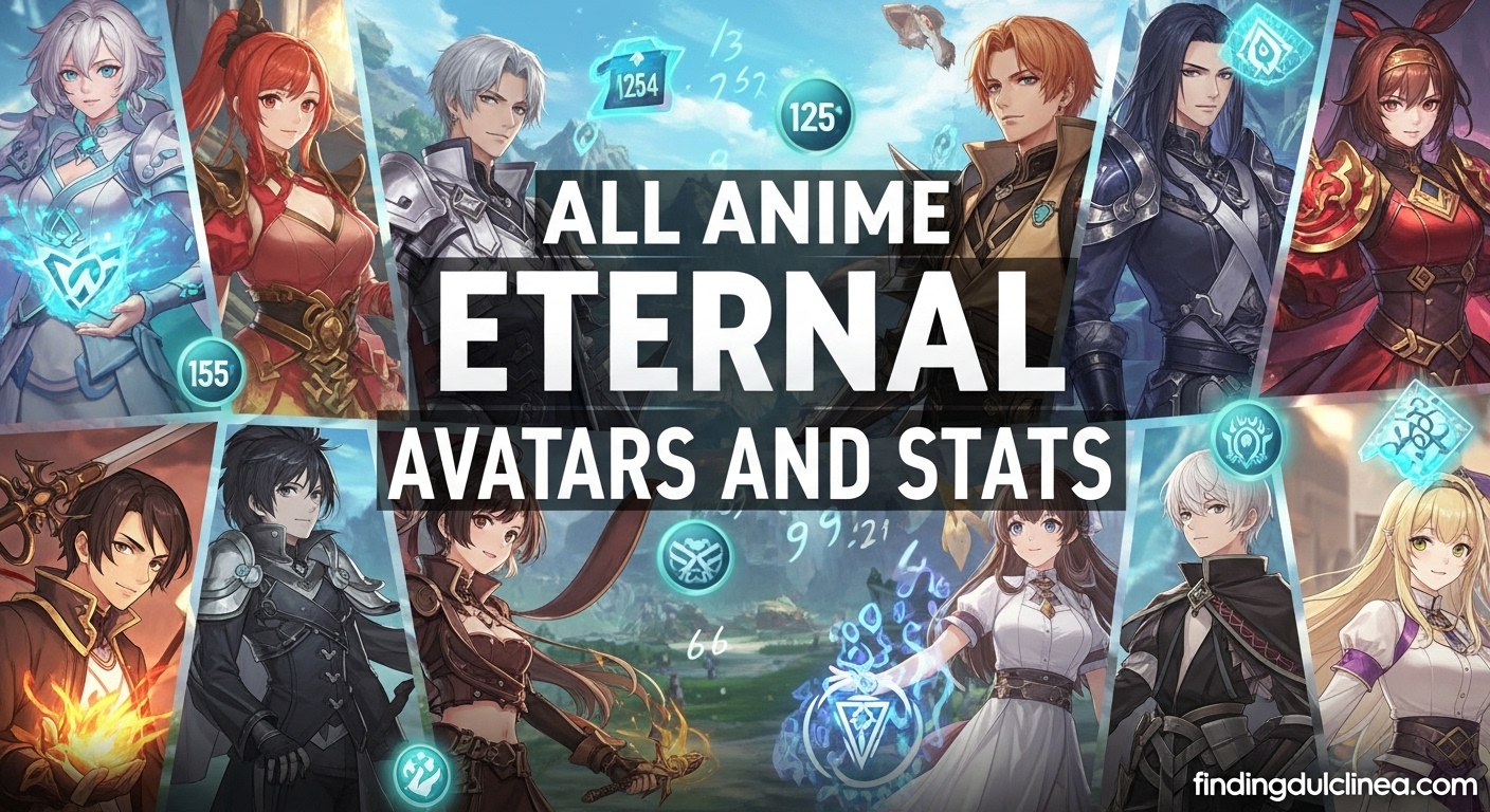 All Anime Eternal Avatars and Stats (December 2025) Complete Guide