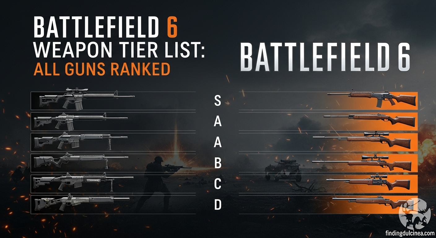 Battlefield 6 Weapon Tier List (December 2025) All Guns Ranked