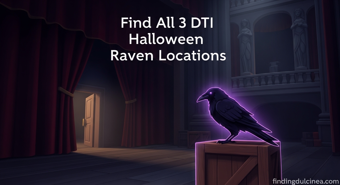 Find Every DTI Halloween Raven Location for December 2025