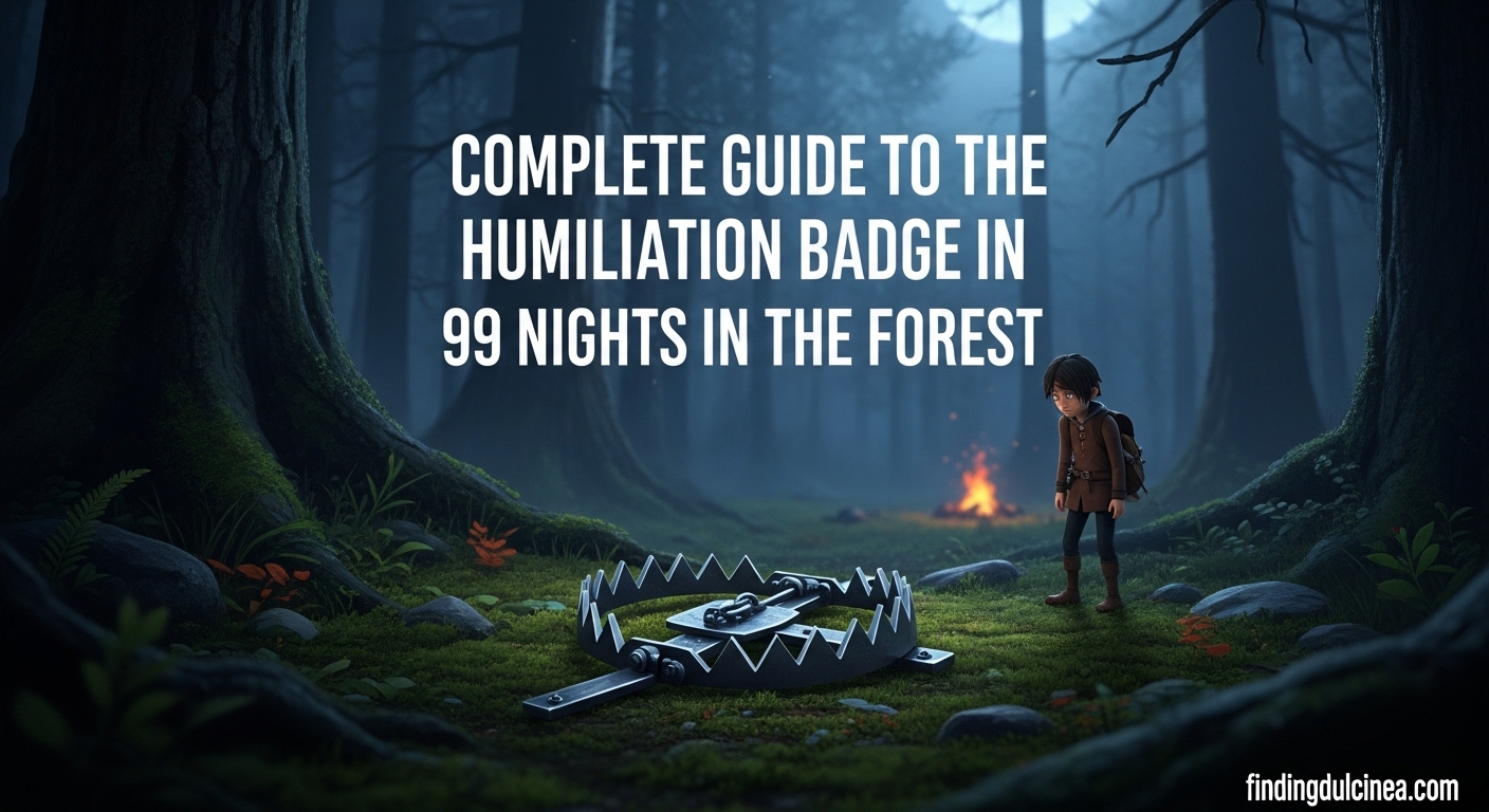 Easy Humiliation Badge in 99 Nights in the Forest (November 2025)