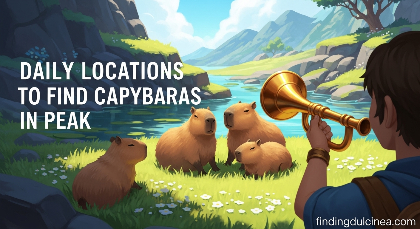 Where to Find Capybaras in Peak (January 2025) for The Badge