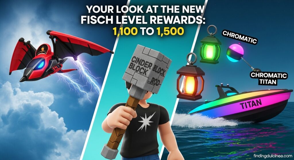 Fisch Max Level 1,500: All New Rewards Detailed (March 2026)