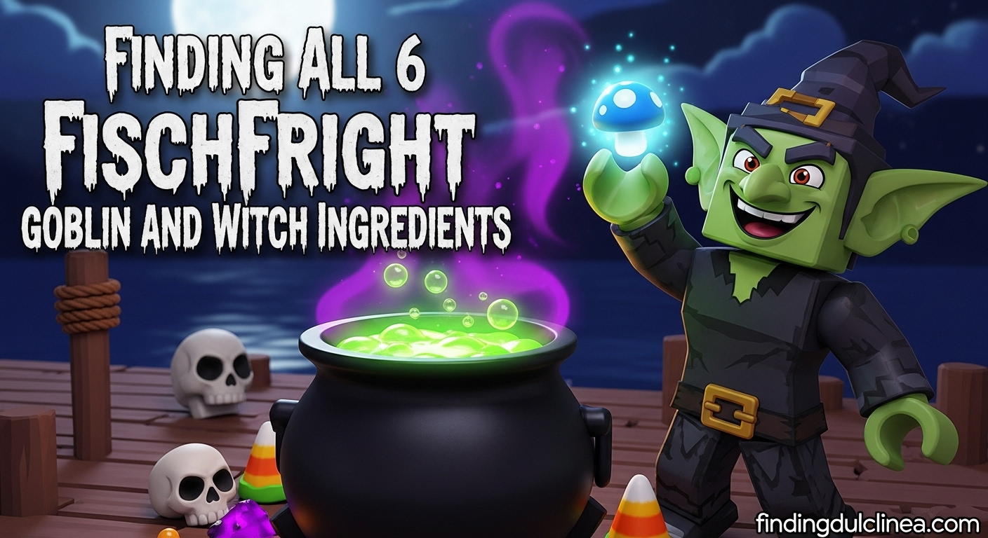 FischFright Goblin & Witch Ingredients Locations October 2025