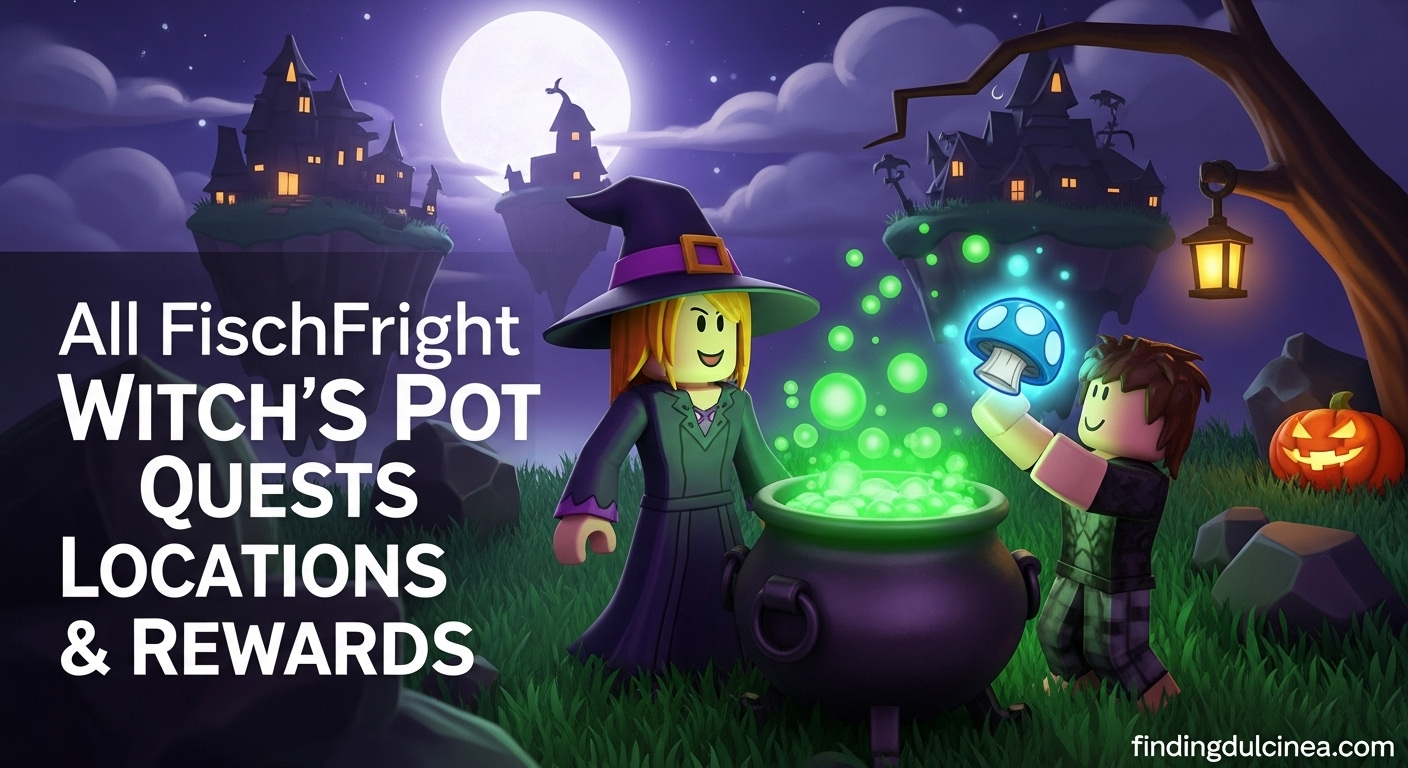 FischFright Witch's Pot Quests (2025) Locations & Rewards