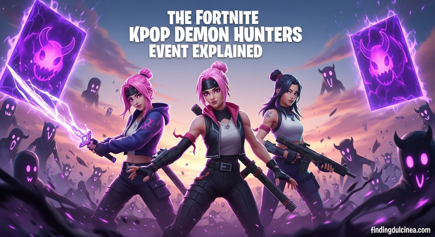 The Fortnite KPop Demon Hunters Event Details in December 2025