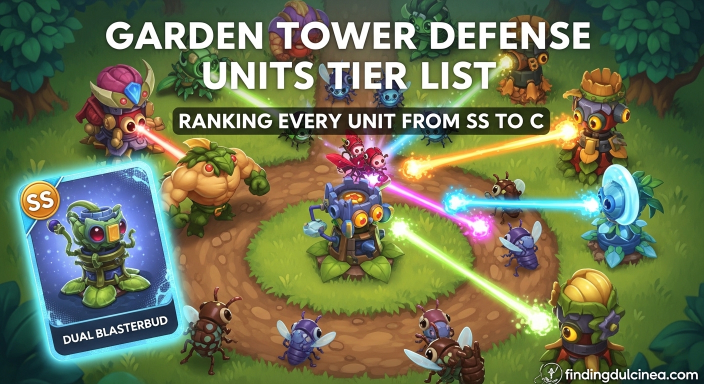 Garden Tower Defense Units Tier List March 2026 | All Ranks
