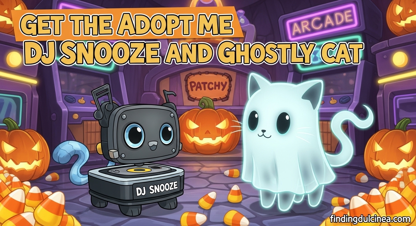 How to Get Adopt Me DJ Snooze and Ghostly Cat December 2025