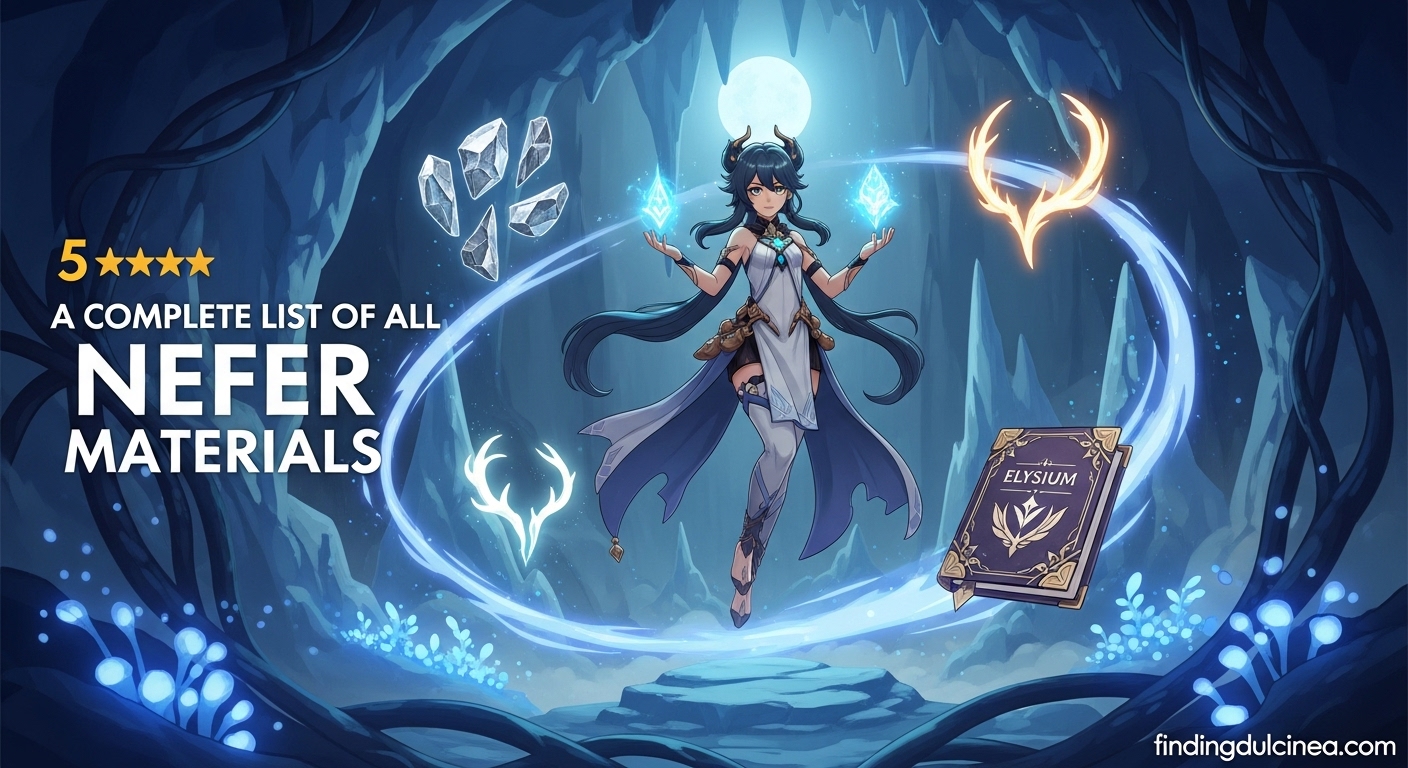 All Nefer Materials & Farming Locations October 2025