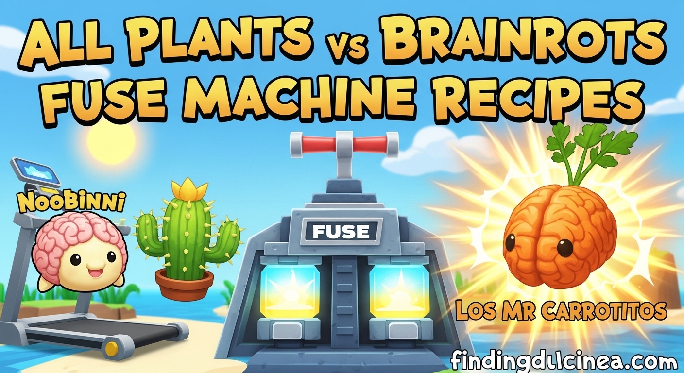 All Plants vs Brainrots Fuse Machine Recipes (December 2025)