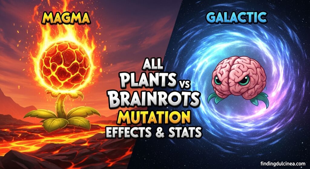 All Plants vs Brainrots Mutation Types & Effects (November 2025)