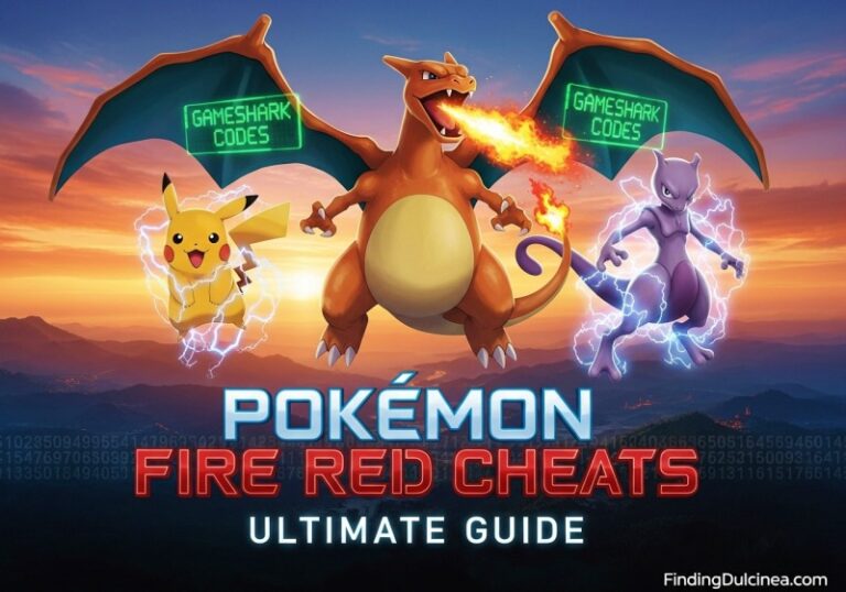 Pokemon Fire Red Cheats & GameShark Codes (November 2025) List