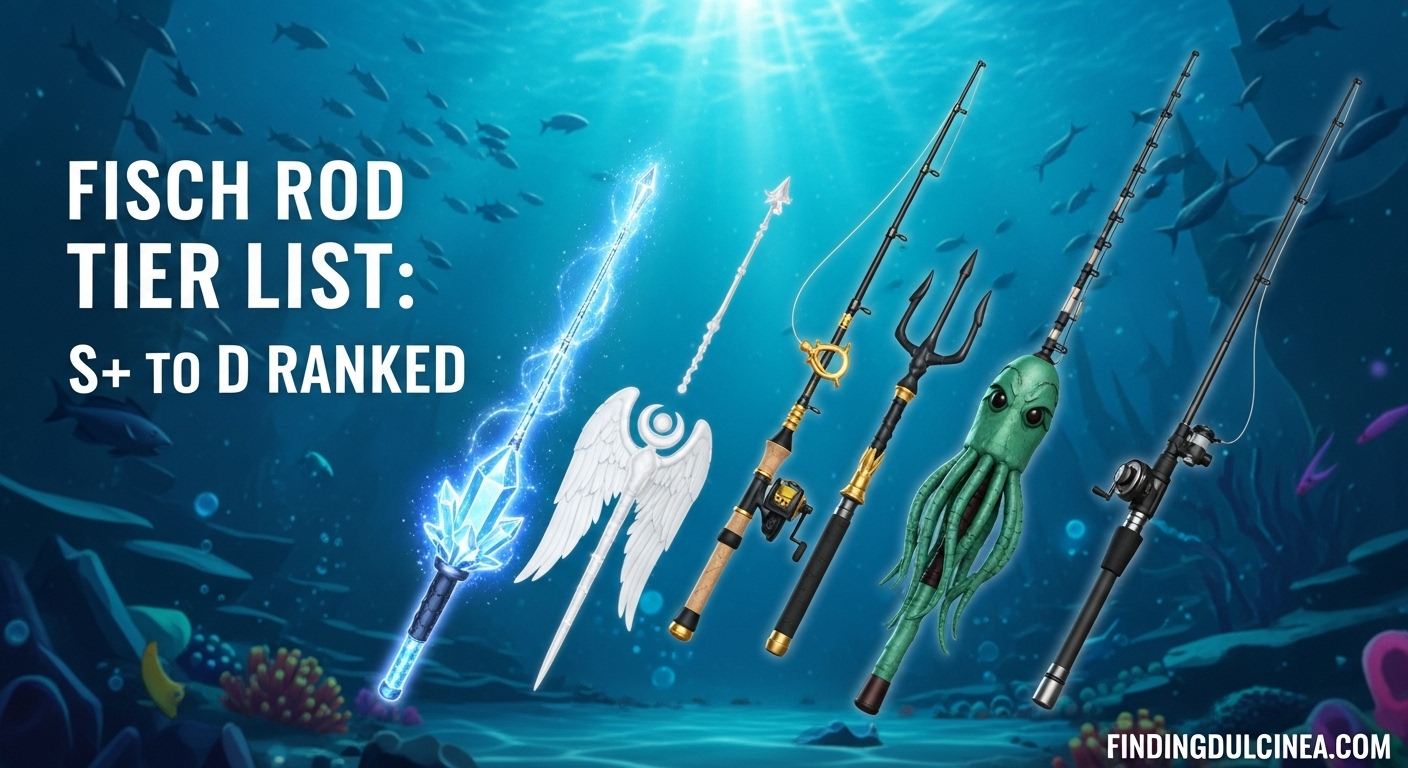 S+ to D Fisch Rod Tier List - Top Rod Rankings for December 2025