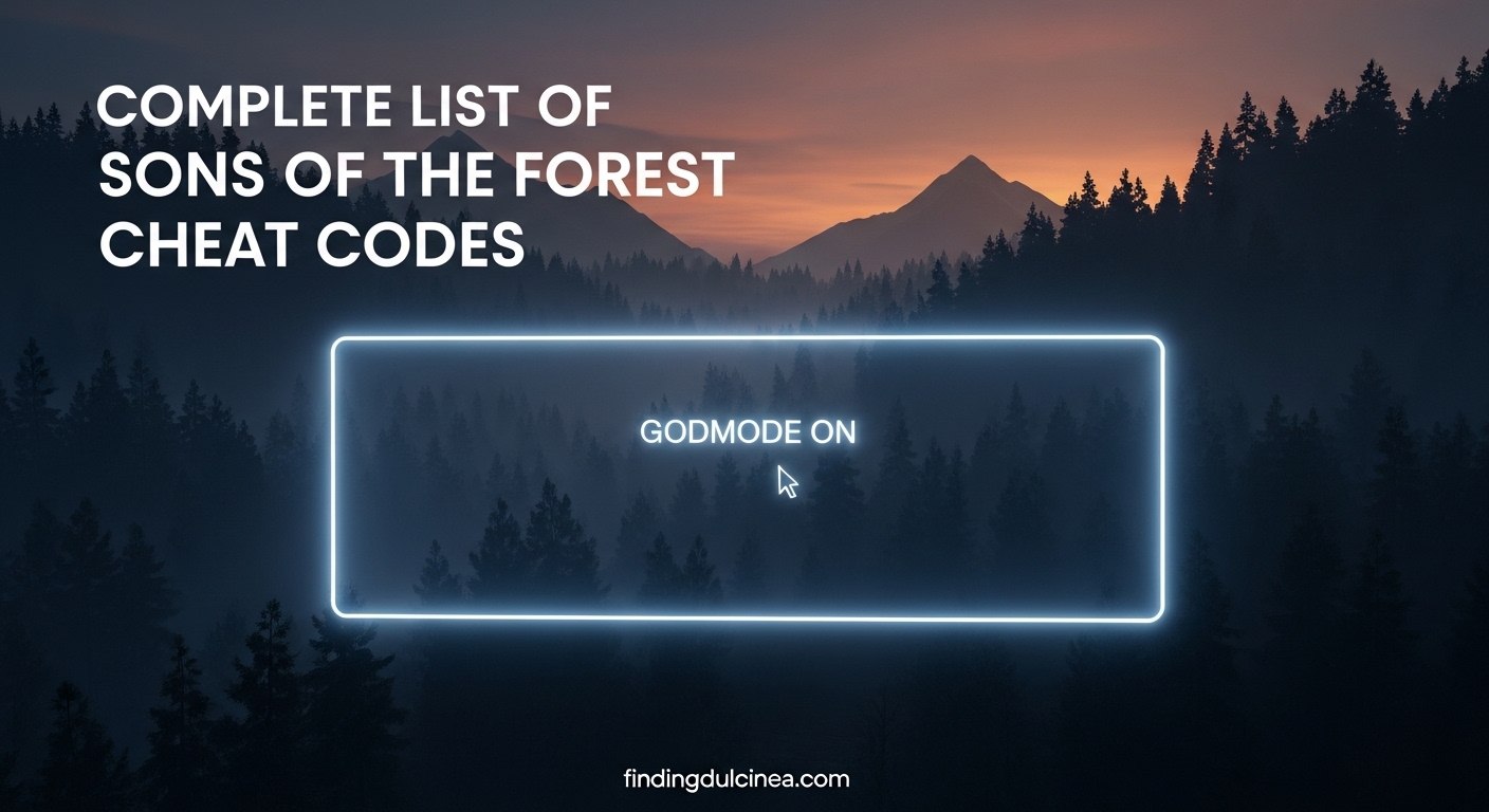 Sons of the Forest Cheat Codes & Console Commands (October 2025)