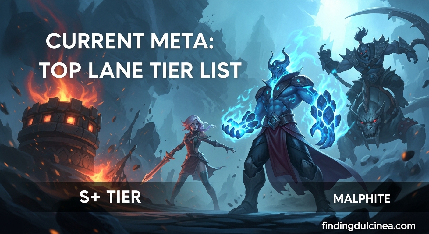 The Best Champions: Top Lane Tier List for LoL December 2025