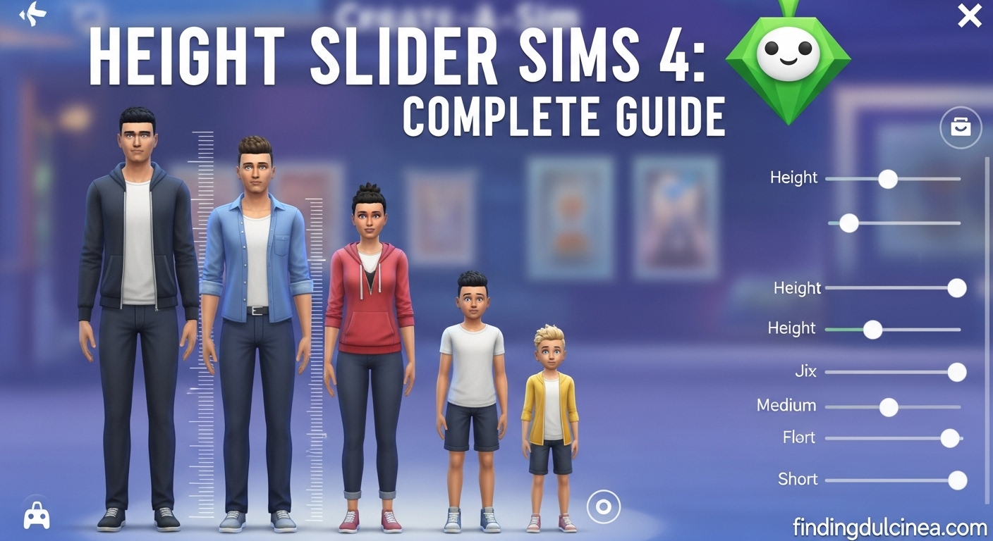 Sims 4 Height Slider Mods Guide (December 2025) All You Need