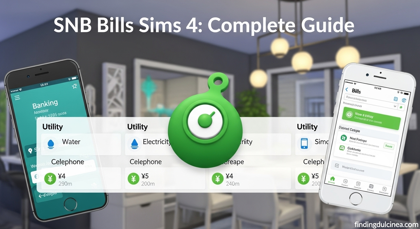 Sims 4 SNB Bills Mod Guide (November 2025) Setup & Features
