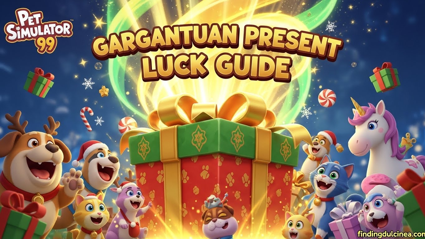 Gargantuan Present Luck Pet Simulator 99 Guide (December 2025) Reach ...