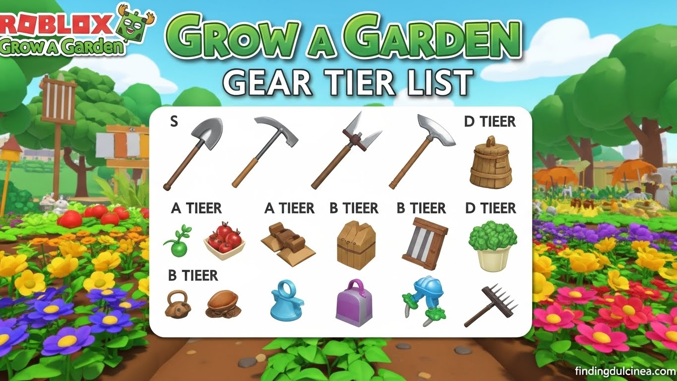 Roblox Grow a Garden Gear Tier List (March 2026) Ultimate Guide