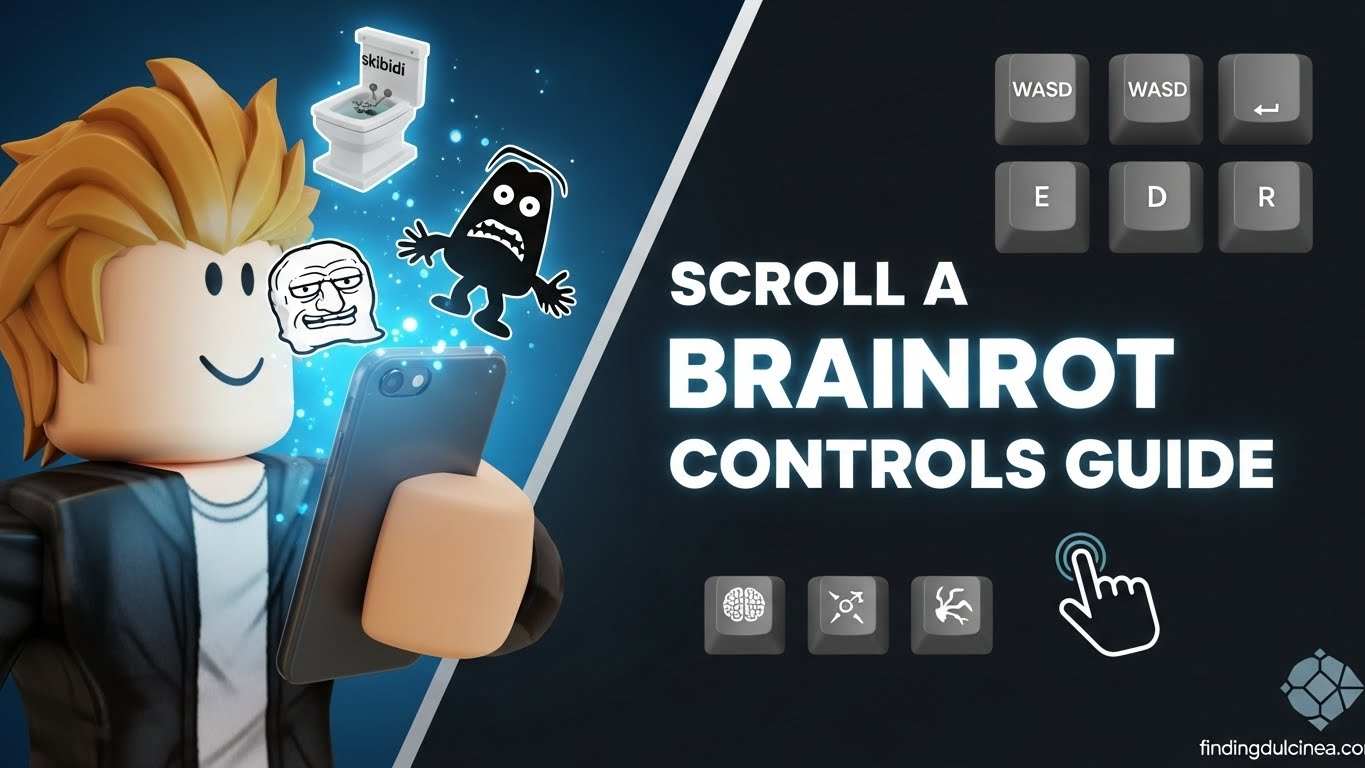 Scroll a Brainrot Controls Guide (March 2026) PC & Mobile