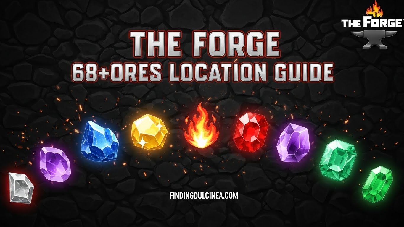 The Forge Roblox 68+ Ores Location (December 2026) Ultimate Location Guide