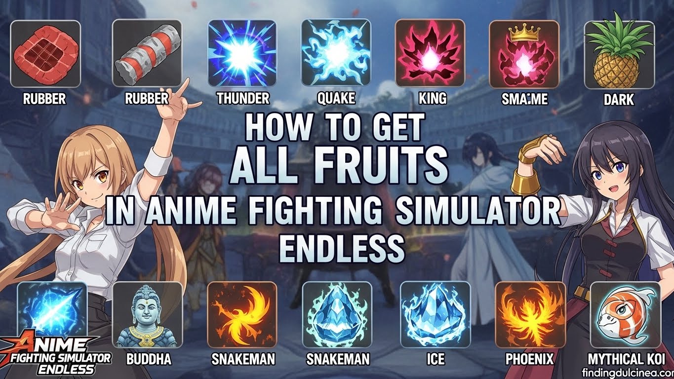 How to Get All Fruits in Anime Fighting Simulator Endless (January 2026)